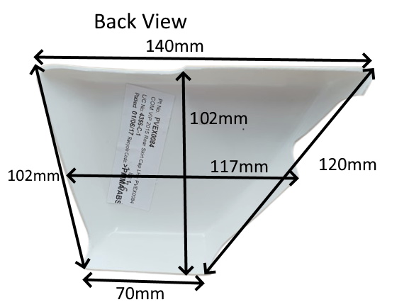 AC11L Coachman VIP Exterior End Cap NSR/OSF - Affordable Caravans