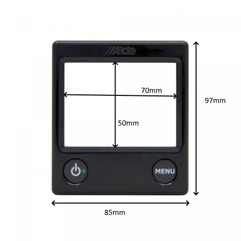 ABP30A Alde 3010-3020-3030 Black Front Cover - Affordable Caravans