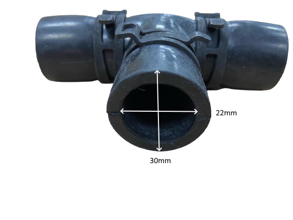 ABP24 Alde Rubber T Joint With Mounting Clips - Quality Caravans and ...