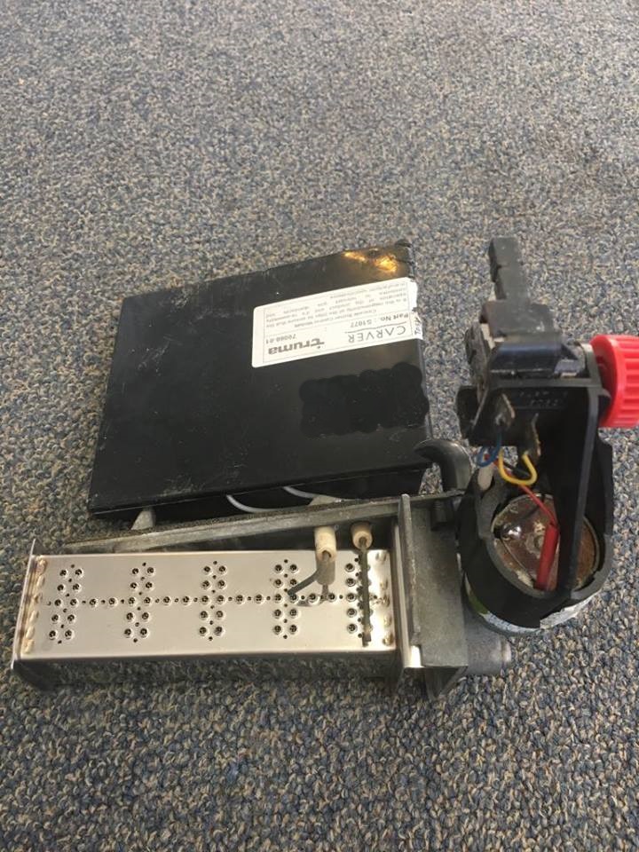 CHB5 Carver, Cascade, Truma Gas Burner Replacement Module, Round Outlet ...