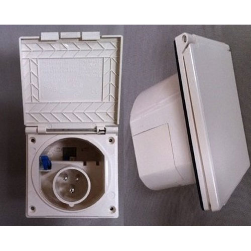 MF2 White Flush Fitting 230V Mains Inlet Plug & Box WHITE - Affordable ...