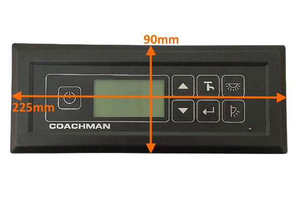PCB19 COACHMAN Control Panel 2019 - Affordable Caravans