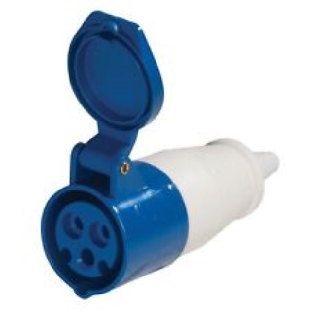 PS9F ... Weatherproof 16 AMP Female Plug - Affordable Caravans