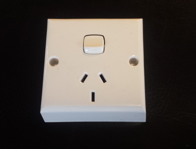 PS2 ... 230V Power Socket White - Affordable Caravans