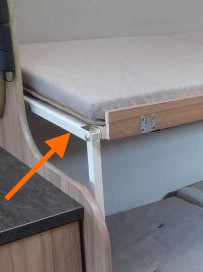 BB1 Bed Bunk Support Arms (SECOND HAND) - Affordable Caravans
