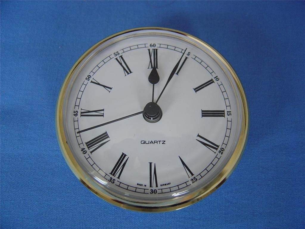 CL6 ... Clock - Round Brass - Affordable Caravans
