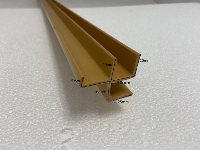 BSR1 ... Bed Slat Guide Rail (Second Hand) (50mm wide x 1.89m long ...