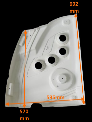 BAP7NSR Bailey Unicorn III & Pegasus IV (DOOR SIDE REAR) (NEW) Bumper ...