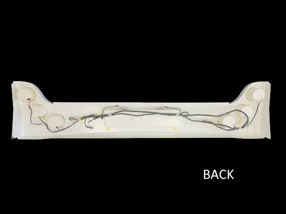 EGRB3 BUCCANEER/ ELDDIS/COMPASS Rear Bumper Panel with Lights SECOND ...