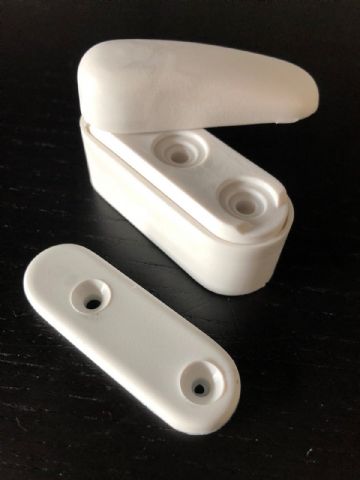 CHK20W Turn Button Spacer White 18mm Depth - Quality Caravans and Spare ...