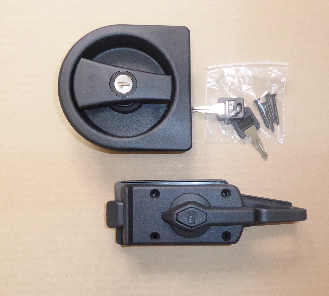 DL2 Left Caraloc 2000 Door Lock Complete - Affordable Caravans