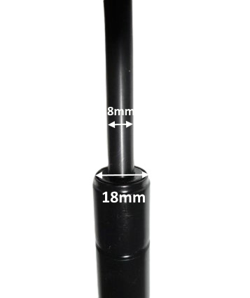GS3 Gas Strut 150N 320mm 18mm Diameter (Front locker) - Quality ...