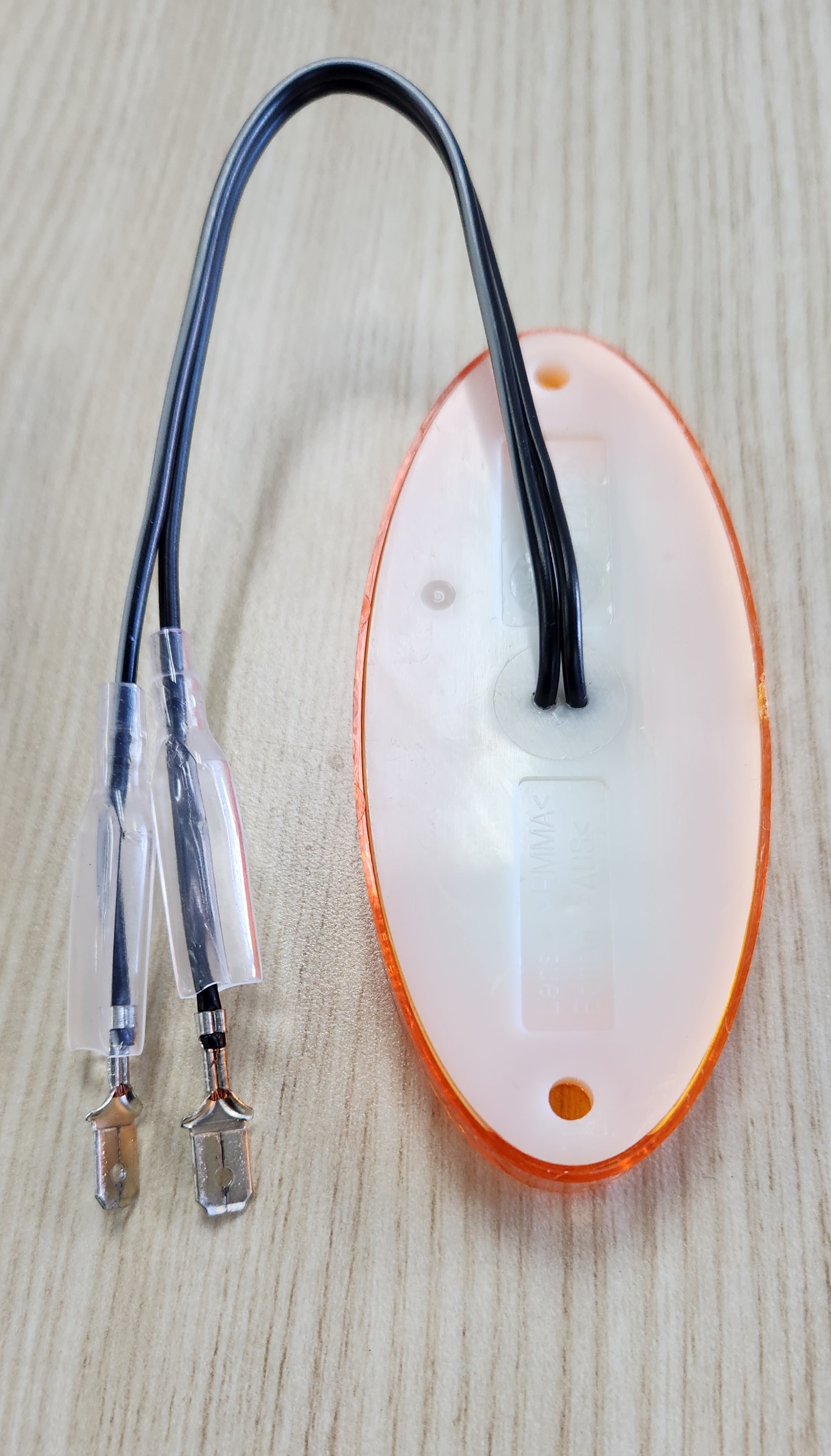 LA12 Amber 12V LED Oval Light - Affordable Caravans