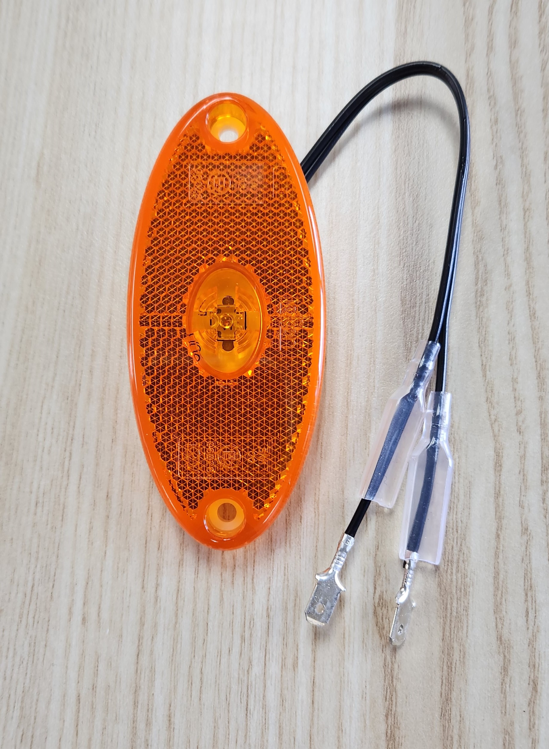 LA12 Amber 12V LED Oval Light - Affordable Caravans