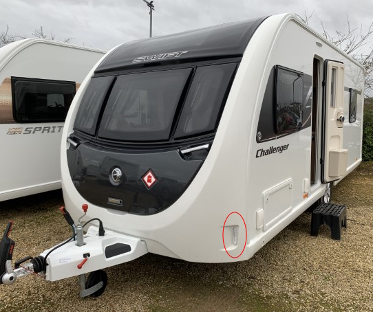 LW20 SWIFT Clear Front Marker Light LED - Affordable Caravans