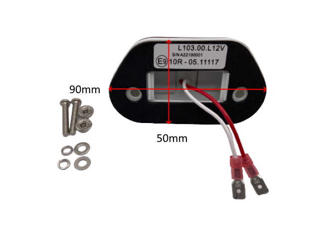 L10 Red/Clear Marker Light - Swift - Affordable Caravans