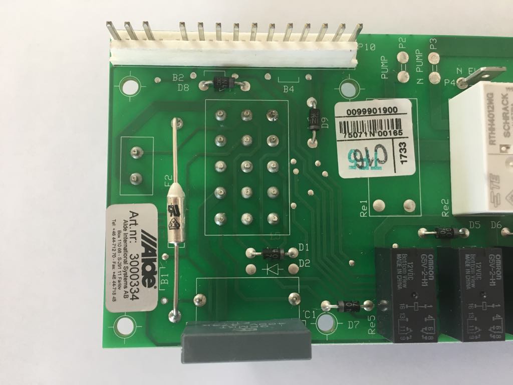 ABP10 Alde Compact 3000 PCB for 2KW Boiler - Affordable Caravans