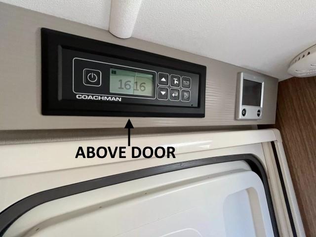 PCB19 COACHMAN Control Panel 2019 - Affordable Caravans
