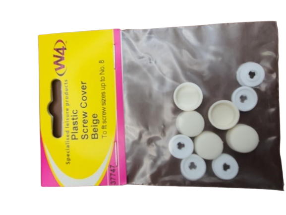 SF5 Screw cover up to No. 8 screw (5 COVERS) BEIGE - Quality Caravans ...