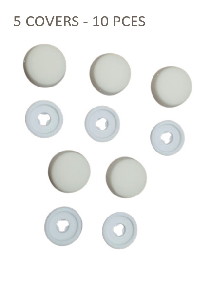 SF5 Screw cover up to No. 8 screw (5 COVERS) BEIGE - Quality Caravans ...