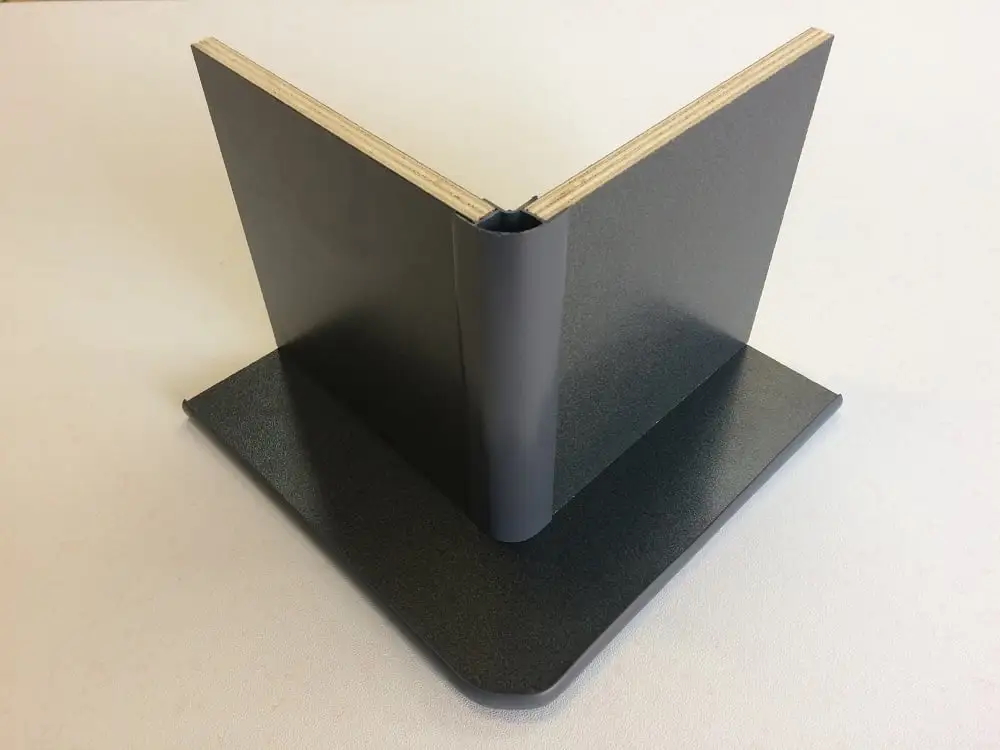 WBRT10 16mm Radius Plastic Corner Mould - Affordable Caravans