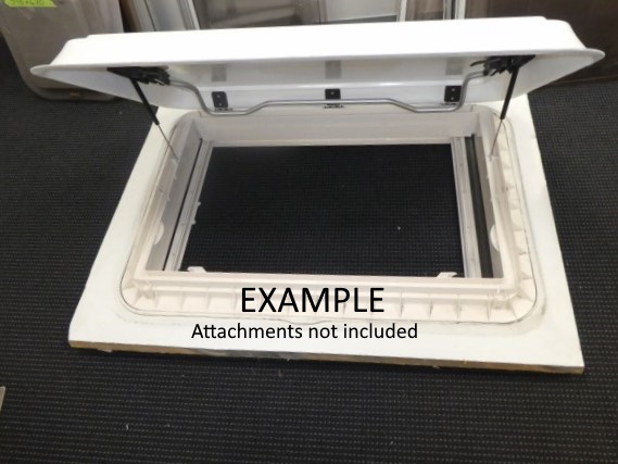 RH13B Heki 2 Dome WHITE Fibreglass 960 x 655 hatch (New) NZ Made ...