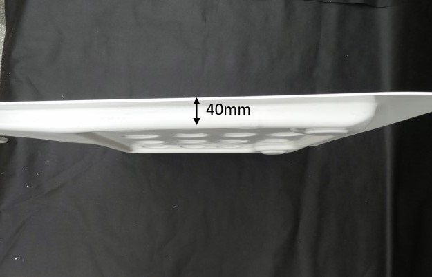 ST5 Caravan Shower Tray C223 LEFT Hand 1160mm x 700mm x 40mm - Quality ...