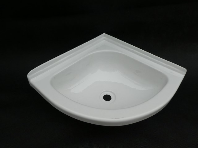 SB2W Hand Basin Corner WHITE 290mm x 290mm - Quality Caravans and Spare ...