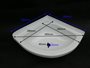 SB2W ... Hand Basin Corner WHITE 290mm x 290mm - Affordable Caravans