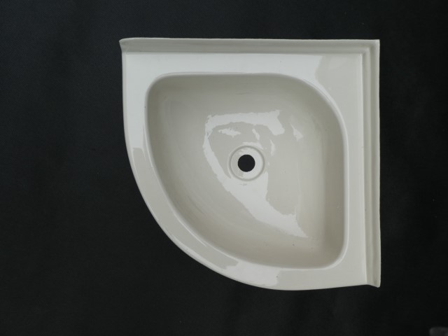 SB2I Hand Basin Corner IVORY 290mm x 290mm - Affordable Caravans