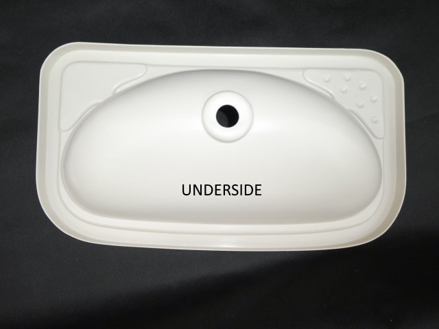 SB4I... Hand Basin Rectangle IVORY 505mm x 285mm - Affordable Caravans