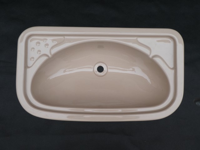 SB4B Hand Basin Rectangle BEIGE 505mm x 285mm - Affordable Caravans