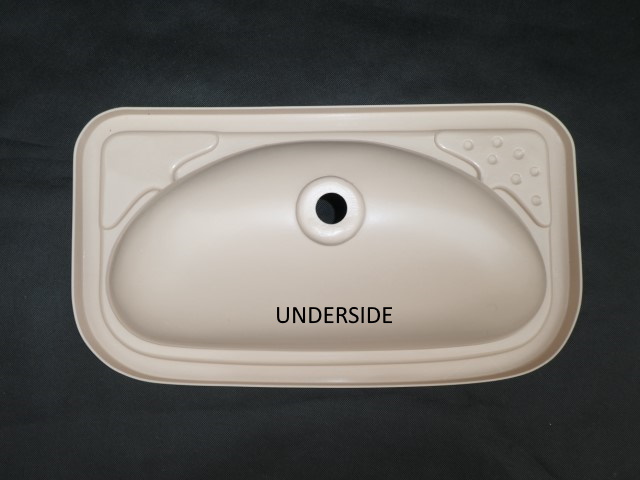 SB4B Hand Basin Rectangle BEIGE 505mm x 285mm - Affordable Caravans