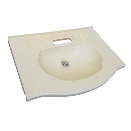 SBSH6 Hand Basin SECOND HAND ... 670L x 460W x 130D - Affordable Caravans