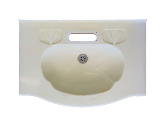 SBSH6 Hand Basin SECOND HAND ... 670L x 460W x 130D - Affordable Caravans