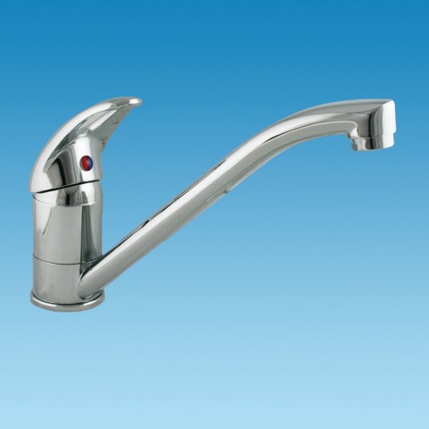 T22 Chrome Metal Single Lever Kitchen Tap - Quality Caravans and Spare ...