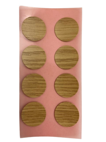 WBD4 14mm Wallboard Adhesive Dots 10 Pieces - Oak - Affordable Caravans