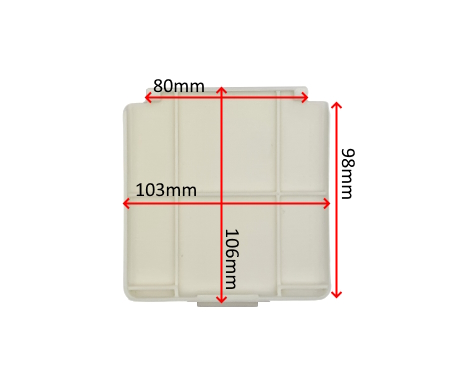 WH7L Truma Crystal Compact Water Flap WHITE - NZ - Affordable Caravans