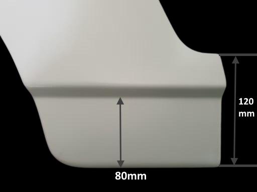 WGC05 COACHMAN Wheel Guard/Flare (WHITE) .......... (NEW ...