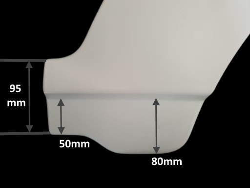 WGC05 COACHMAN Wheel Guard/Flare (WHITE) .......... (NEW ...