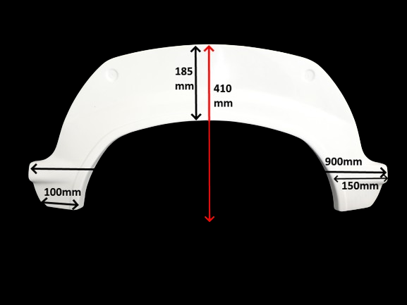 WGSW01 SWIFT Wheel Guard/Flare (WHITE) .......... (NEW ...