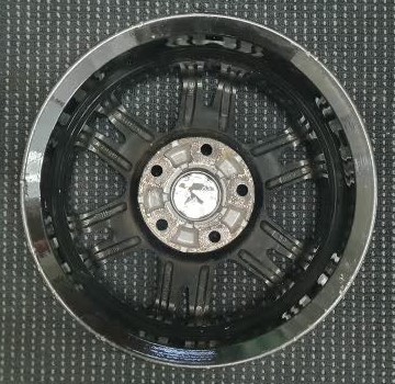 WAAD29 ADRIA Alloy Wheel BLACK/SILVER 14" 5 Stud Rim Only (REFURBISHED ...