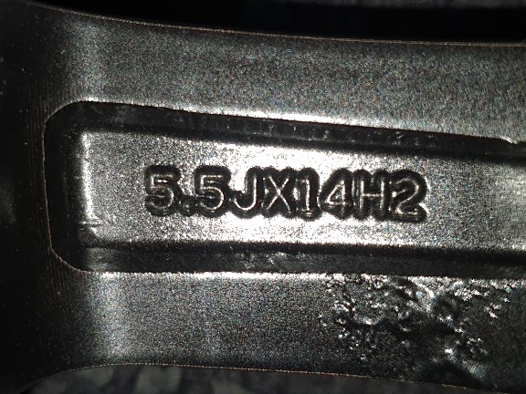 WABU55 BUCCANEER Alloy Wheel SILVER 14" 5 Stud Rim Only (NEW) 5.5JX14H2 ...