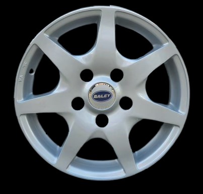 WAB30 BAILEY Alloy Wheel SILVER 14" 5 Stud Rim Only (REFURBISHED ...