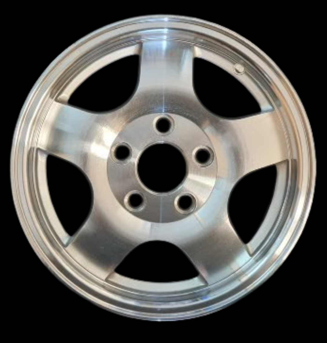 WAB34B BAILEY Alloy Wheel SILVER 14" 5 Stud Rim Only (POLISHED) 14x5 ...