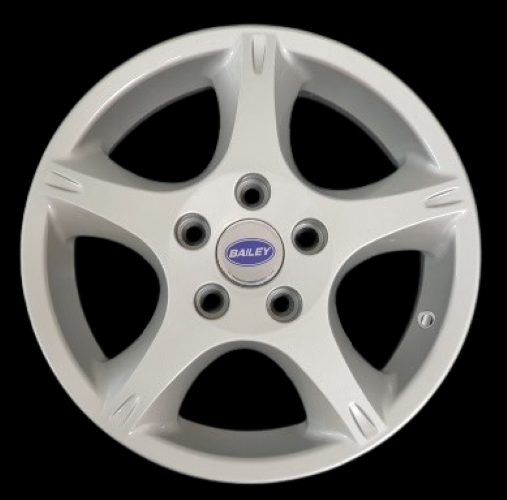 WAB46 BAILEY Alloy Wheel SILVER 14" 5 Stud Rim Only ........... (SECOND ...