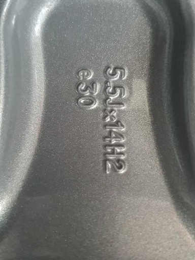 WAB53 ... BAILEY Alloy Wheel SILVER 14" 5 Stud Rim Only (NEW) 5.5JX14H2 ...