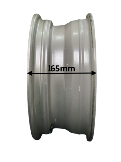 WAB57 ... BAILEY Alloy Wheel SILVER 14" 5 Stud Rim Only (SECOND HAND) 5 ...