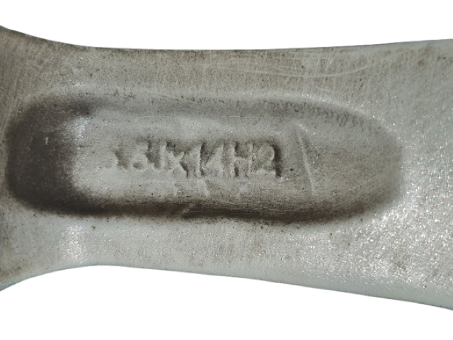 WAB57 ... BAILEY Alloy Wheel SILVER 14" 5 Stud Rim Only (SECOND HAND) 5 ...