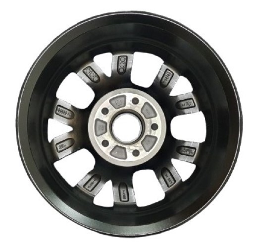 WAB83 BAILEY Alloy Wheel BLACK & SILVER 15" 5 Stud Rim Only ...
